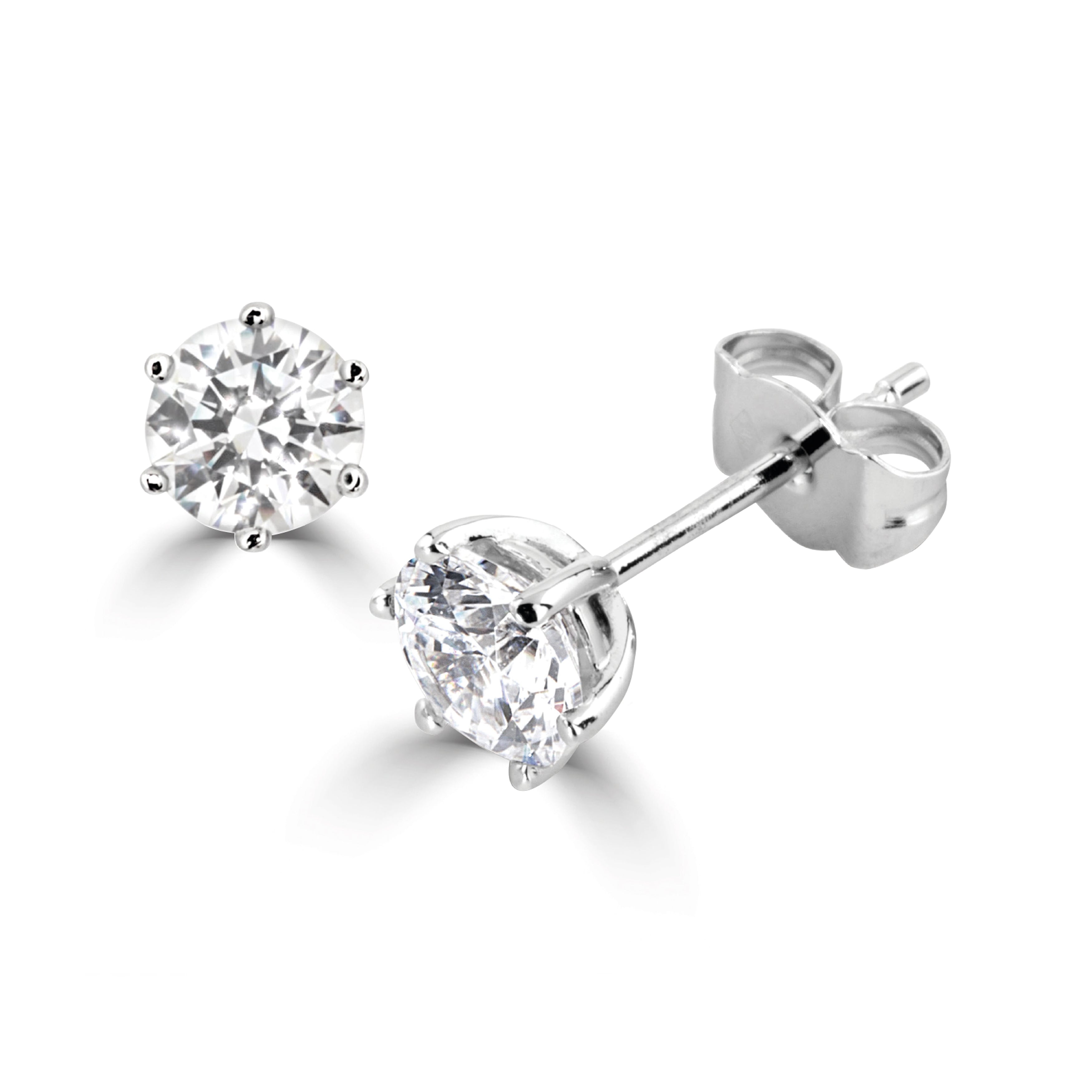 Diamond Solitaire Studs – JPB Jewellery